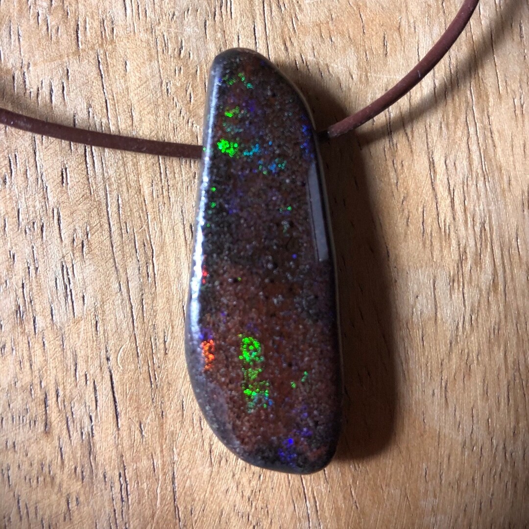 Boulder Opal Pendant - Etsy