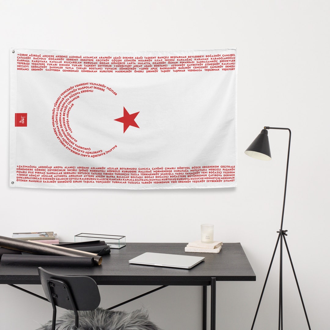 KKTC/TRNC Flag Version 2 - Etsy