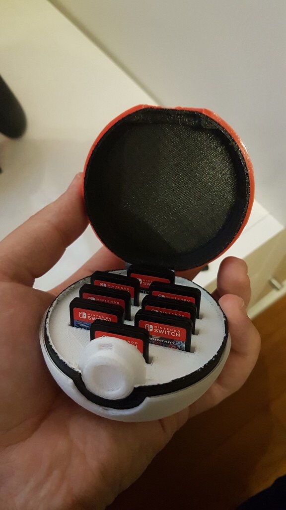 Pokeball Game Card Holder Switch Game Cartridge Holder Game Cartridge ...