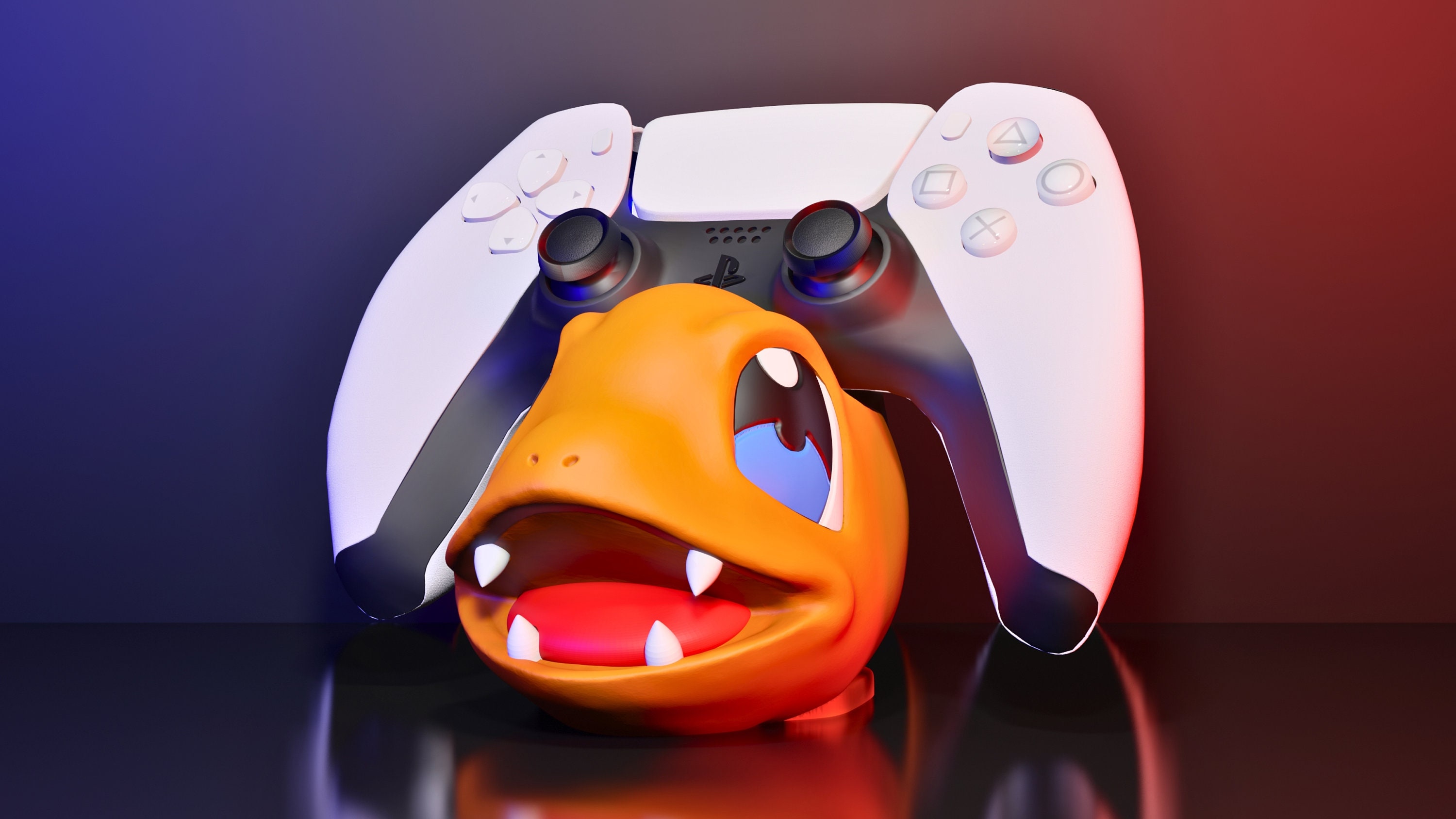 Pokémon Charmander Video Game Controller Holder, Universal Joystick ...