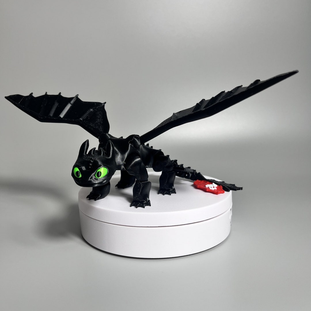 Flexi Toothless/lightfury Toothless, Lightfury, Flexible, How to Train Your Dragon, Flexible ...