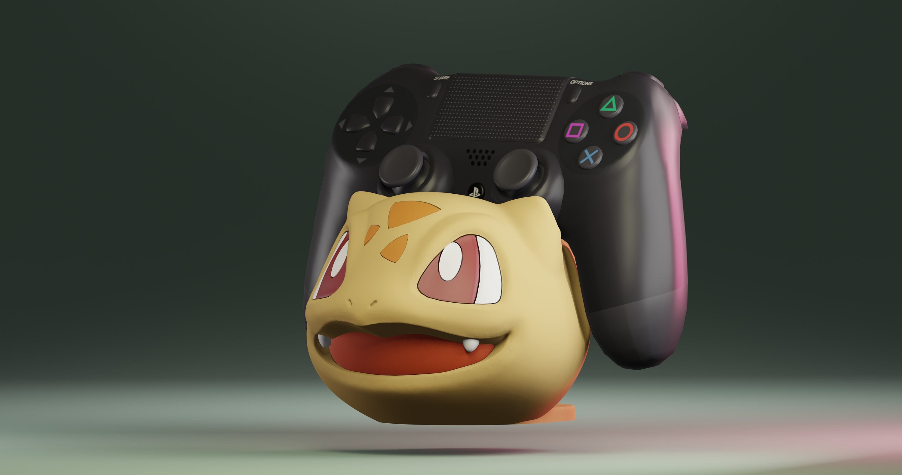 Pokémon Bulbasaur Video Game Controller Holder, Universal Joystick ...