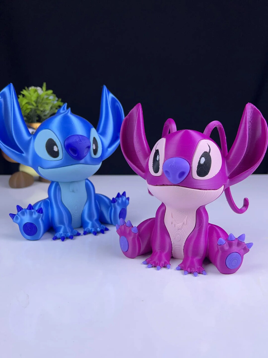 Angel & Stitch 3D Printed Figures - Etsy Canada