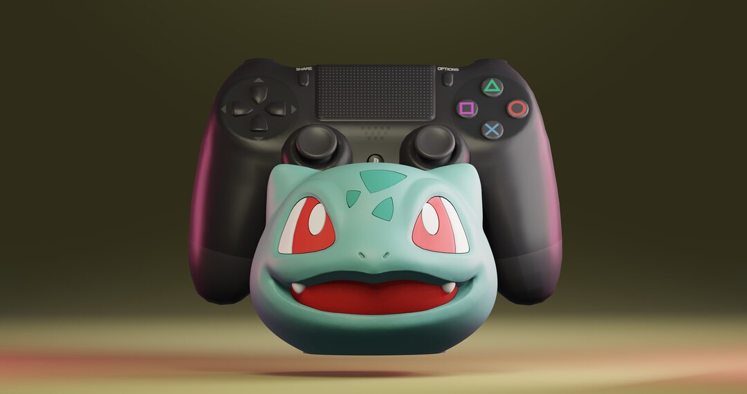 Pokémon Bulbasaur Video Game Controller Holder, Universal Joystick ...