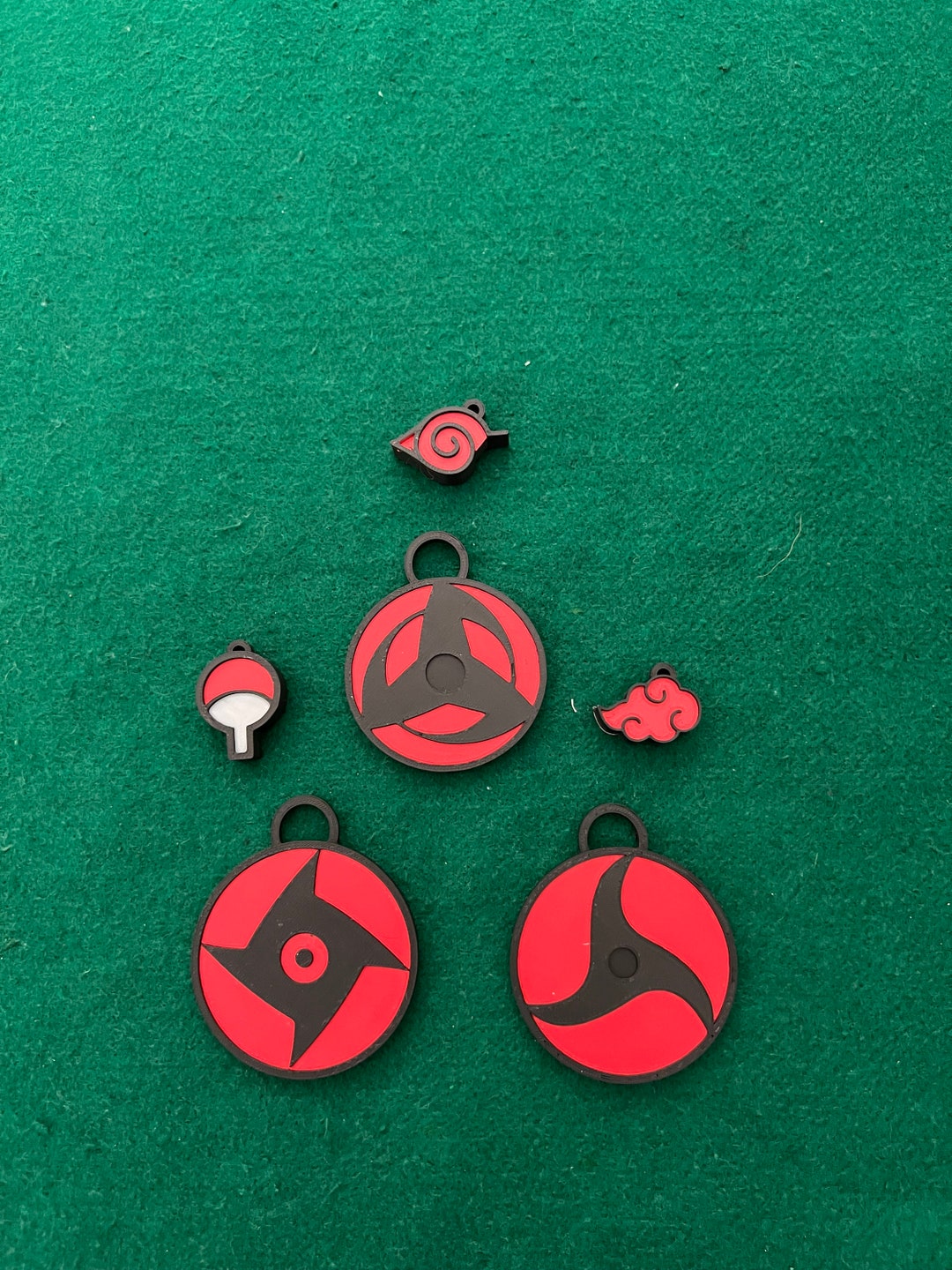 Bundle of Anime Inspired Ornaments Key Chains Konoha - Etsy