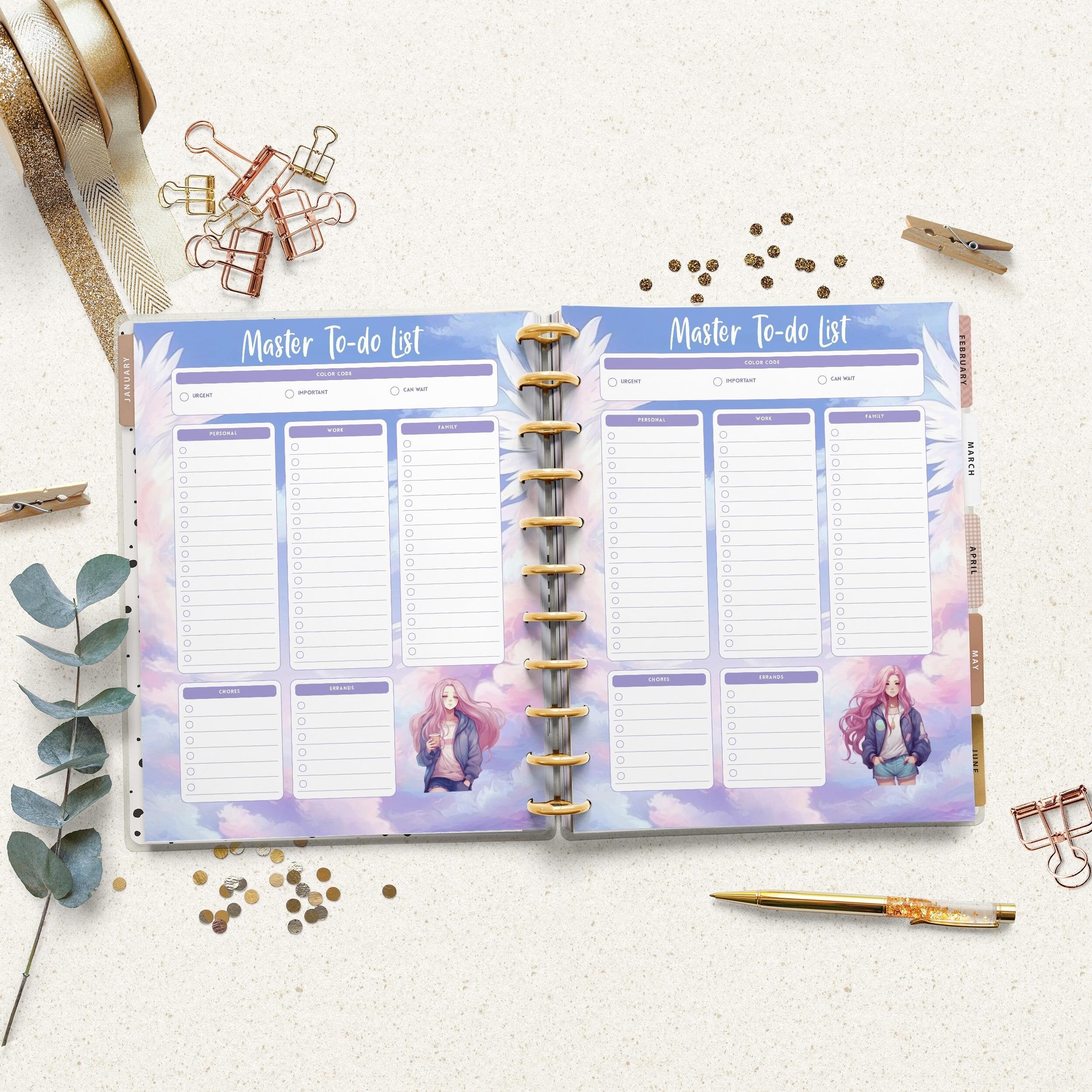 Master To-do List for Anime Enthusiasts: Organize Your Life To-do List ...