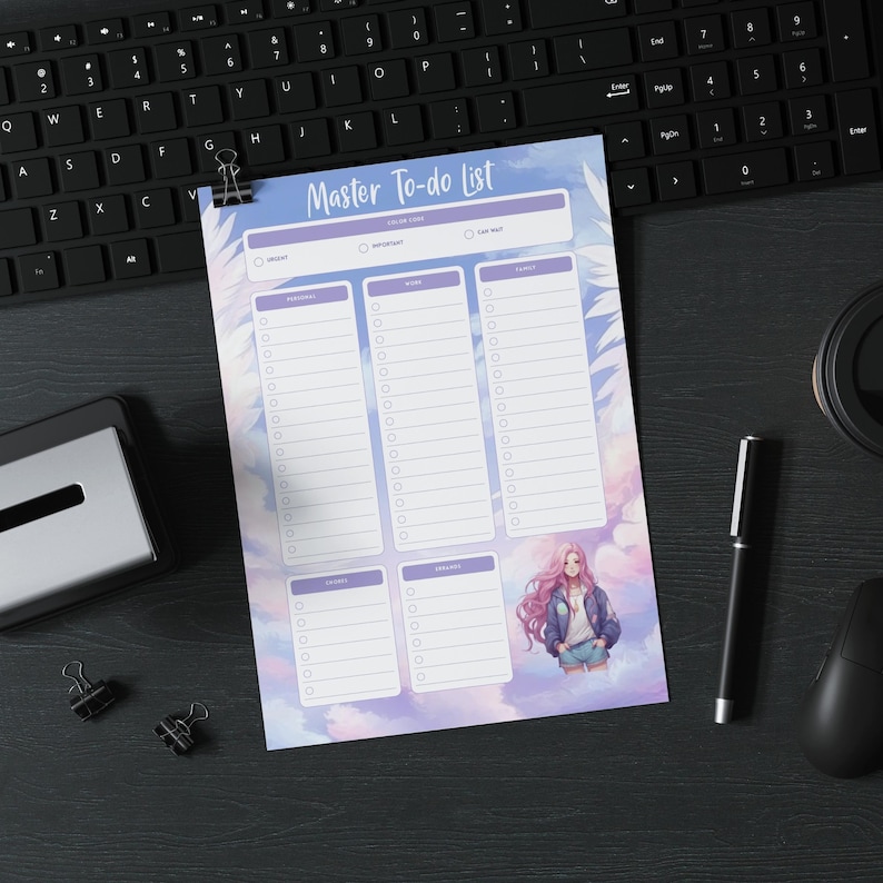 Master To-do List for Anime Enthusiasts: Organize Your Life - Etsy