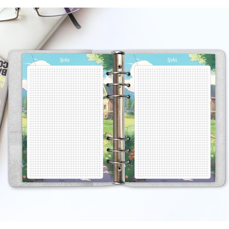 Anime-inspired Note Taking Template: Elegant and Functional Printable ...