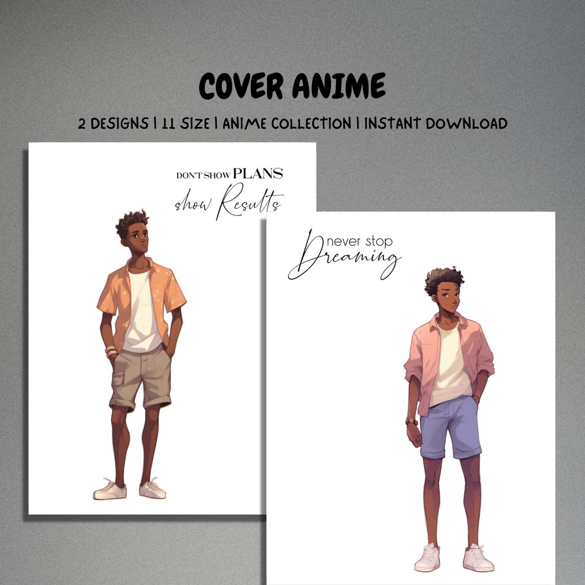 Anime Cover: Printable Dashboard Decoration for Planners - Etsy