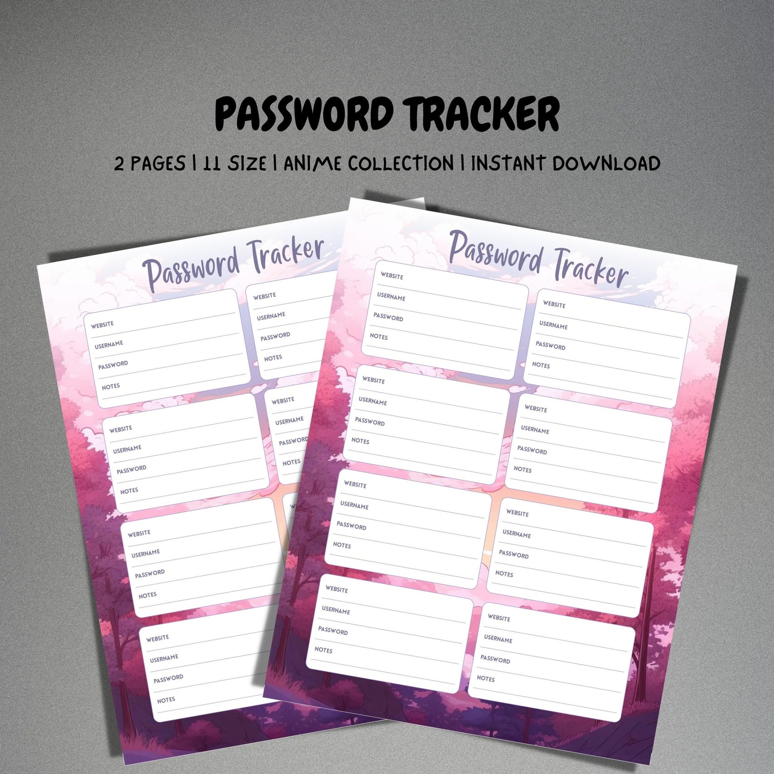 Password Tracker & Organizer Never Forget Your Passwords Again ...