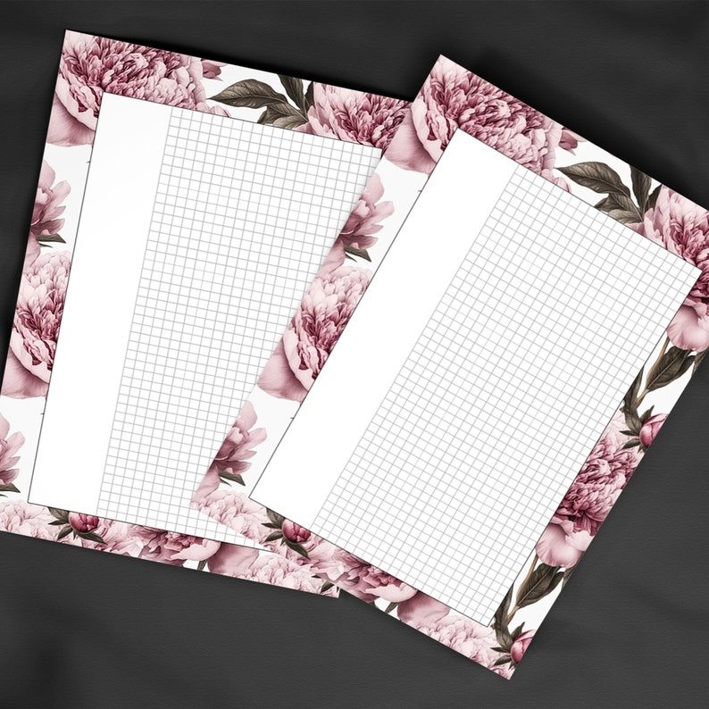 Graph Notes Lists: Best for Note-taking Printable Notes Page Decorative ...