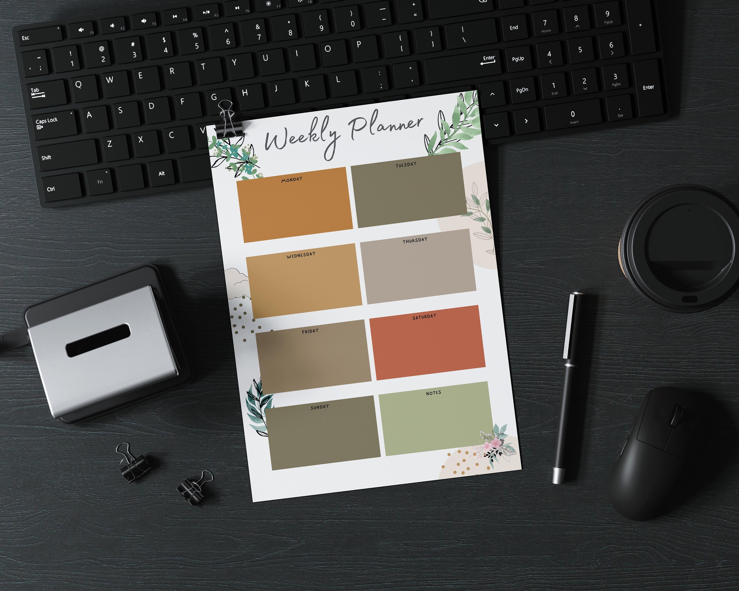 Boho Minimalist Weekly Planner: Effortlessly Organize Your Life in ...