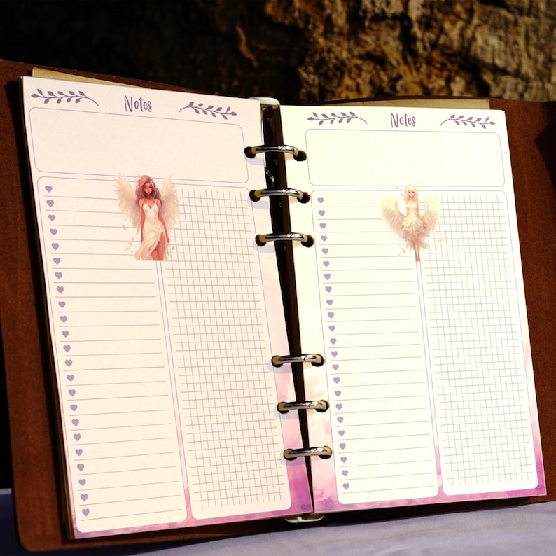 Anime-inspired Printable Planner Note Page & To-do List Template ...