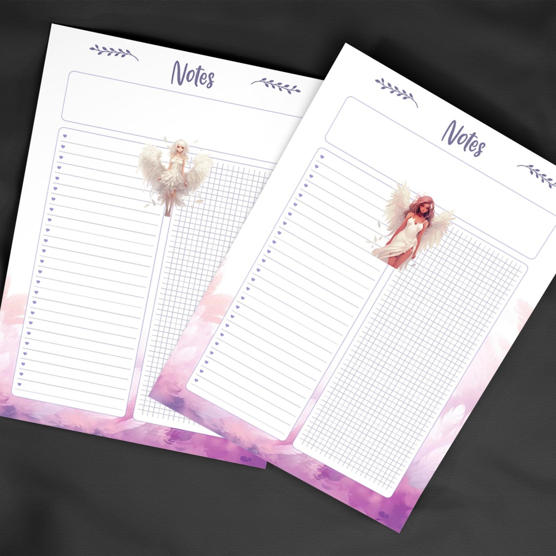 Anime-inspired Printable Planner Note Page & To-do List Template ...