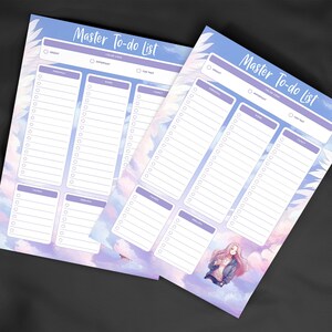 Master To-do List for Anime Enthusiasts: Organize Your Life To-do List ...
