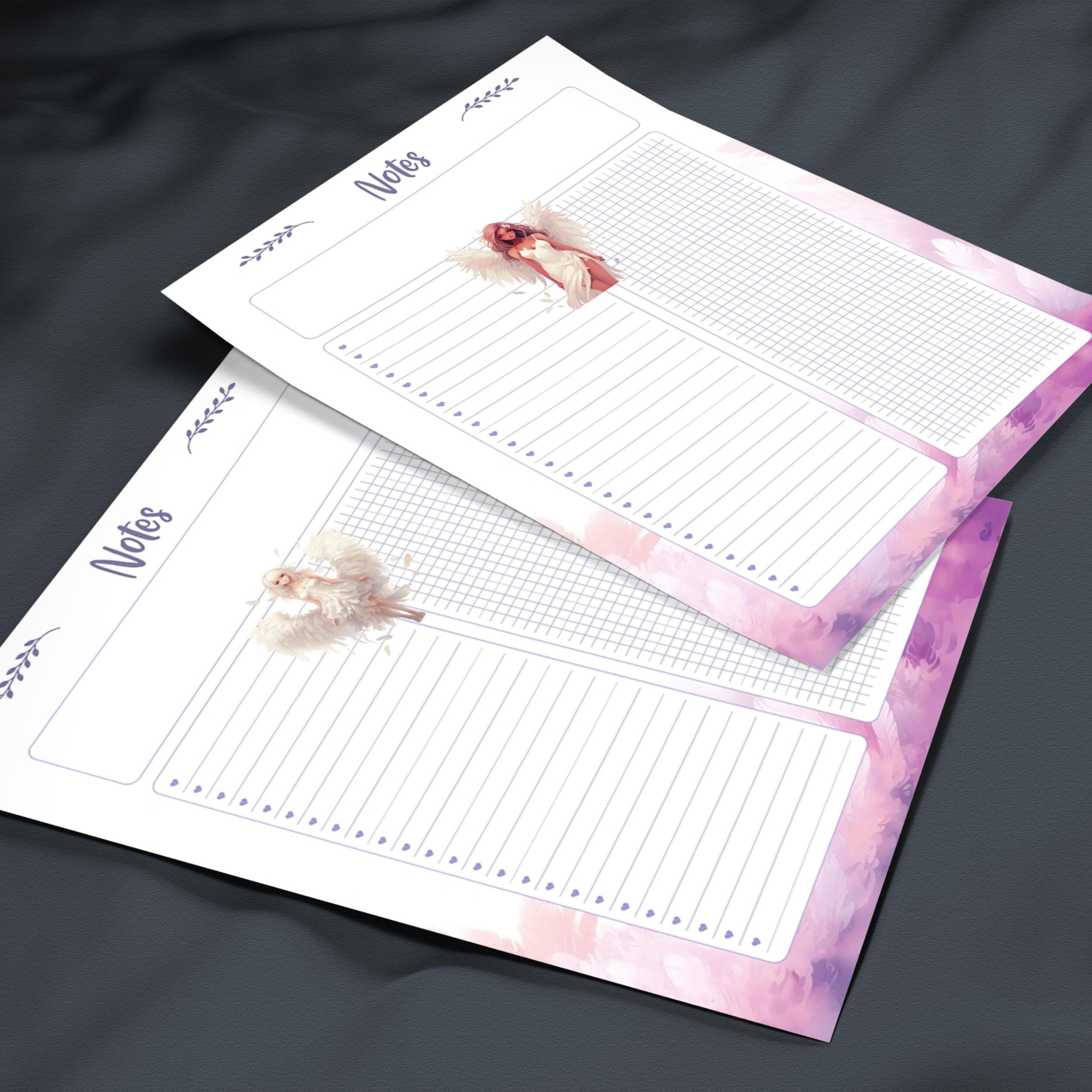 Anime-inspired Printable Planner Note Page & To-do List Template ...