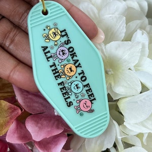 Motel Keychain | Retro Hotel Keychain | Car Keys | House Keys | Cute ...