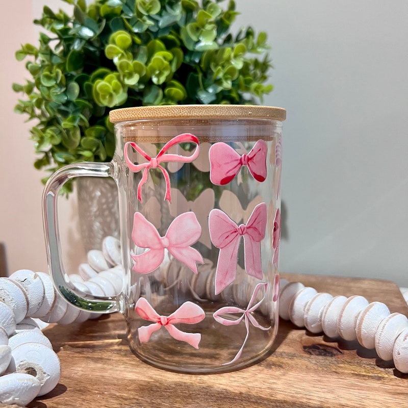 Pink Glass Cups - Etsy