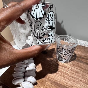 Ghost Shot Glasses | Spooky Shot Glass | Party Favors | Customized Shot ...