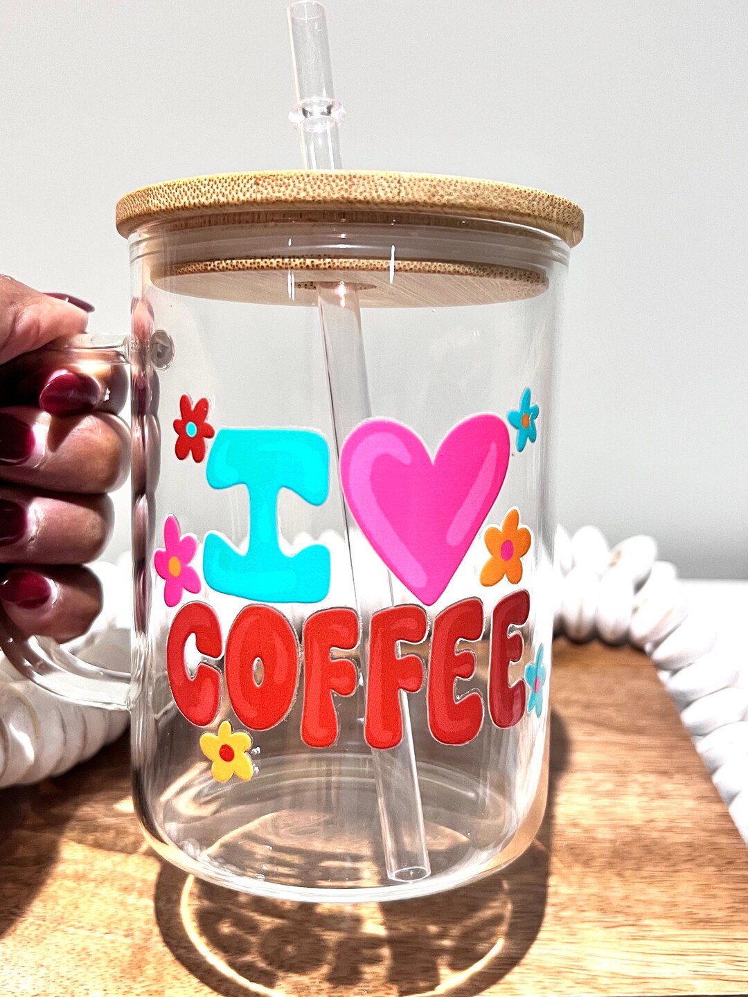 Clear Glass Mug | Large Glass Mug | Oversized Coffee Mug | Coffee ...