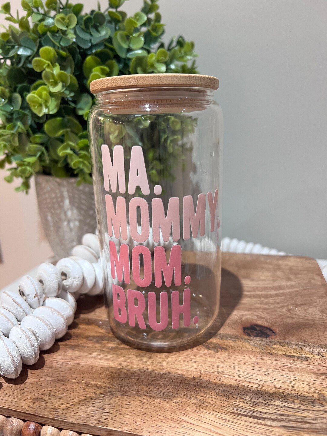 Mom Gift | Iced Coffee Cup | Mom Life | Ma Mama Mom Bruh | Mother's Day ...