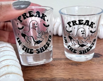 Ghost Shot Glasses Etched Glass Etched Ghost Shot Glasses - Etsy