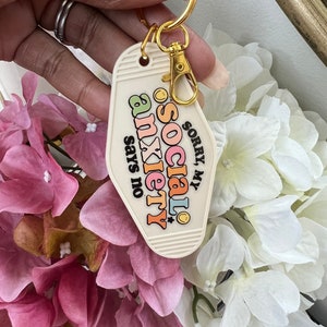 Motel Keychain | Retro Motel | Cute Keychains | Funny Keychain | Gift ...