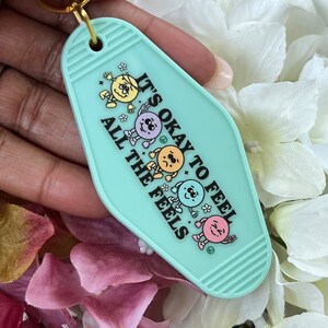 Motel Keychain | Retro Hotel Keychain | Car Keys | House Keys | Cute ...