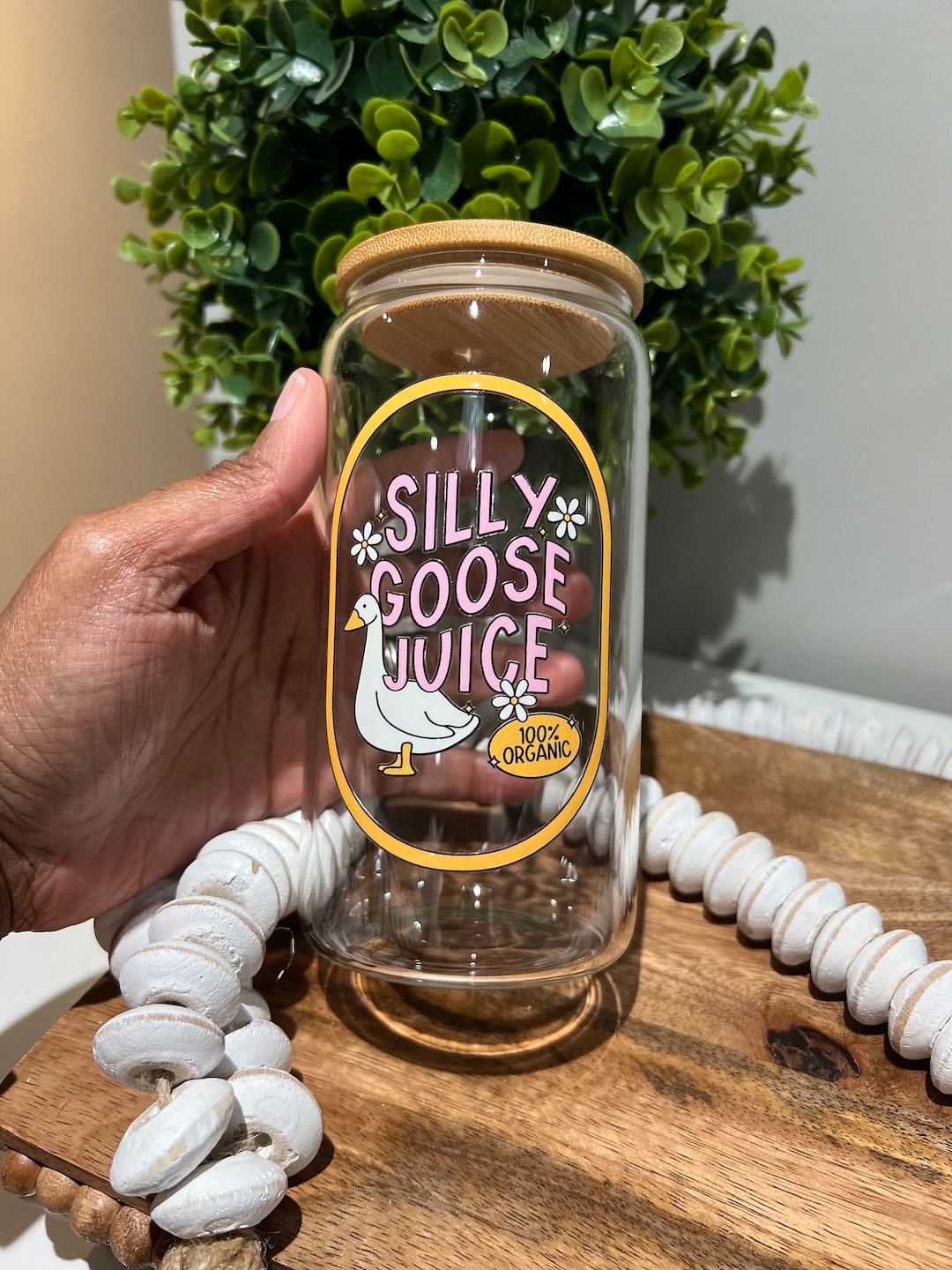 Silly Goose Juice Glass Can | Meme Gift | Funny Gift | Gift for Friend ...