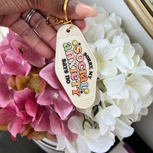 Motel Keychain | Retro Motel | Cute Keychains | Funny Keychain | Gift ...