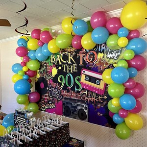 Retro Radio 90's Backdrop- Hip Hop Graffiti Brick Wall, 90's Themed ...