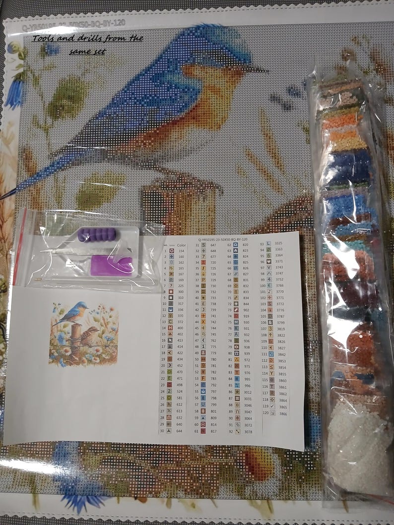 Diamond Painting Kit 120 Colors. Fairy House in Colorful Flowers. - Etsy
