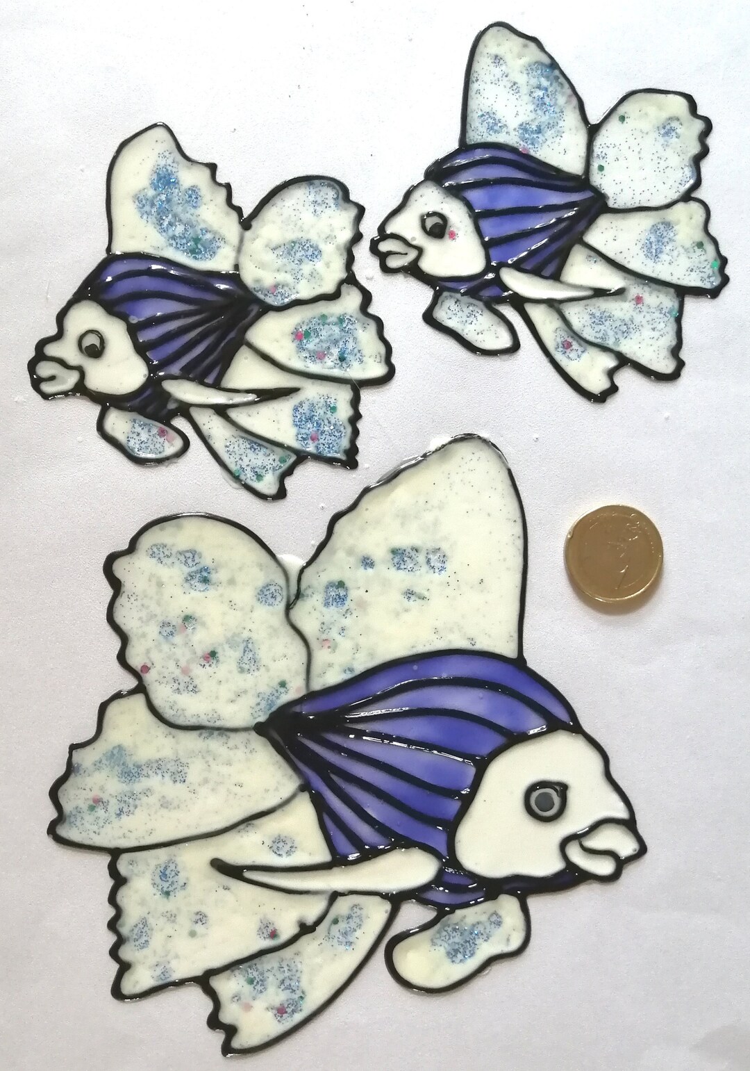 Window Color, 3 Very Beautiful Fish, Window Picture, Bathroom ...