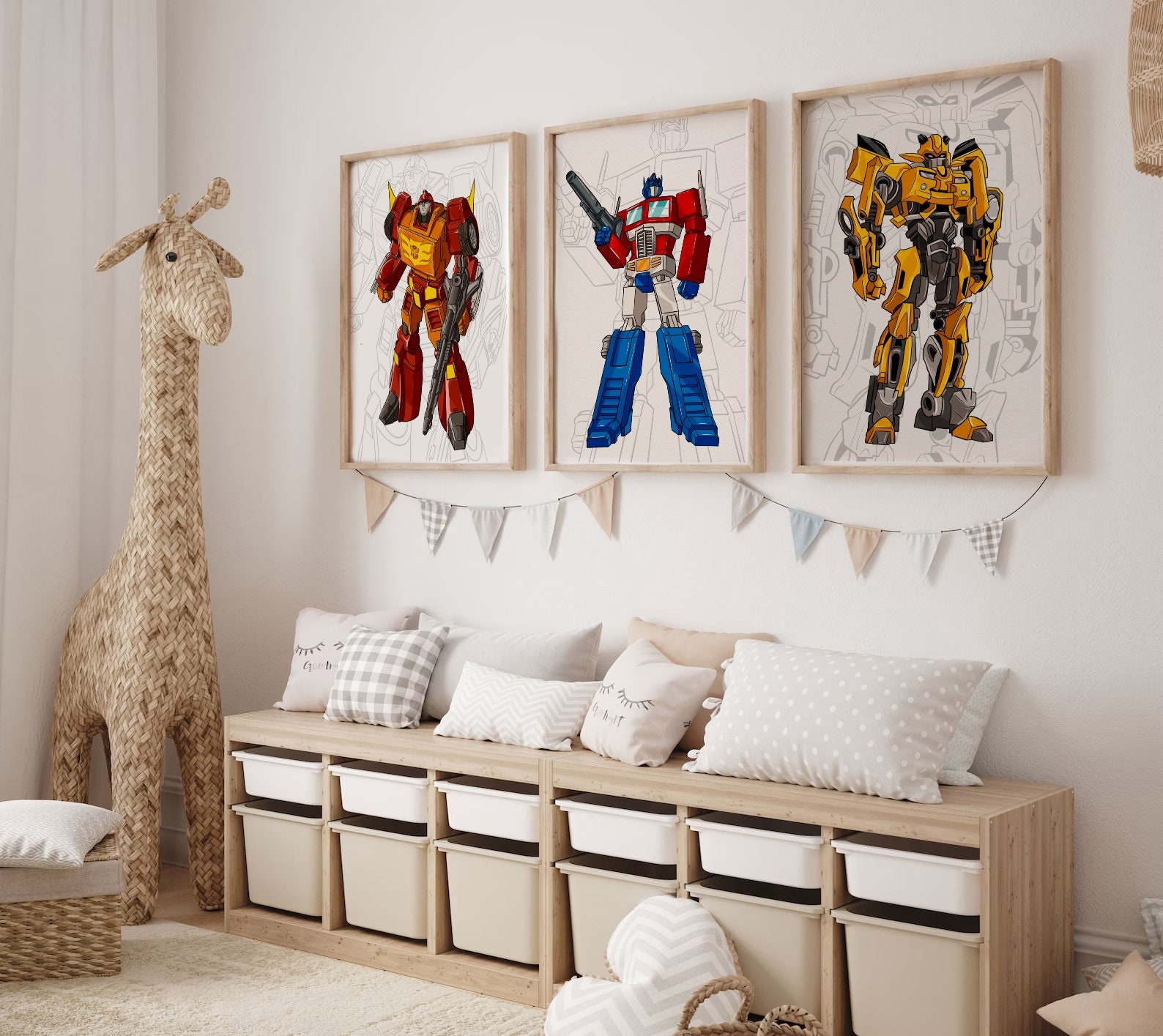 Transformers Print Set of 12, Digital Download,wall Art Poster Print ...