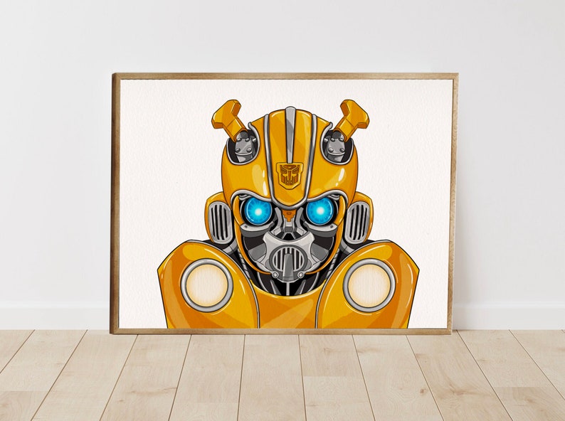 Transformers Prints, Bumblebee Digital Download,wall Art Poster Print ...