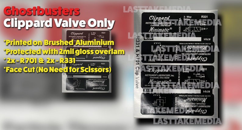 Ghostbusters Clippard Valve Decal Stickers - Etsy