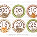 Woodland Clock Number Labels, Classroom Decor, Telling Time, School ...