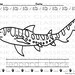 Shark Coloring Pages, Color and Trace the Letters, Printable Shark ...