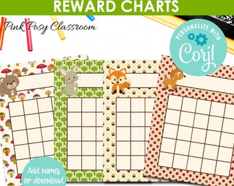 Editable Reward Charts, Bee Reward Charts, Classroom Decorations ...
