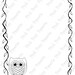 Owl Writing Paper, Owl Stationery, Owl Printable Paper, Owl Lined Paper ...