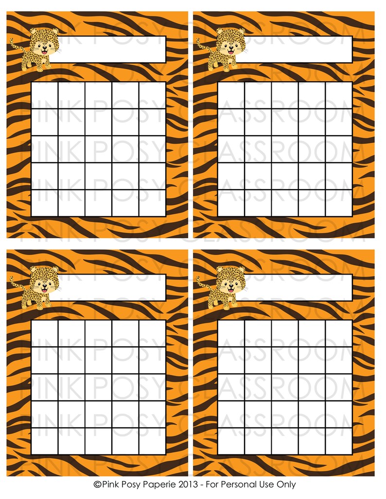 Editable Reward Charts, Jungle Reward Charts, Classroom Decorations ...