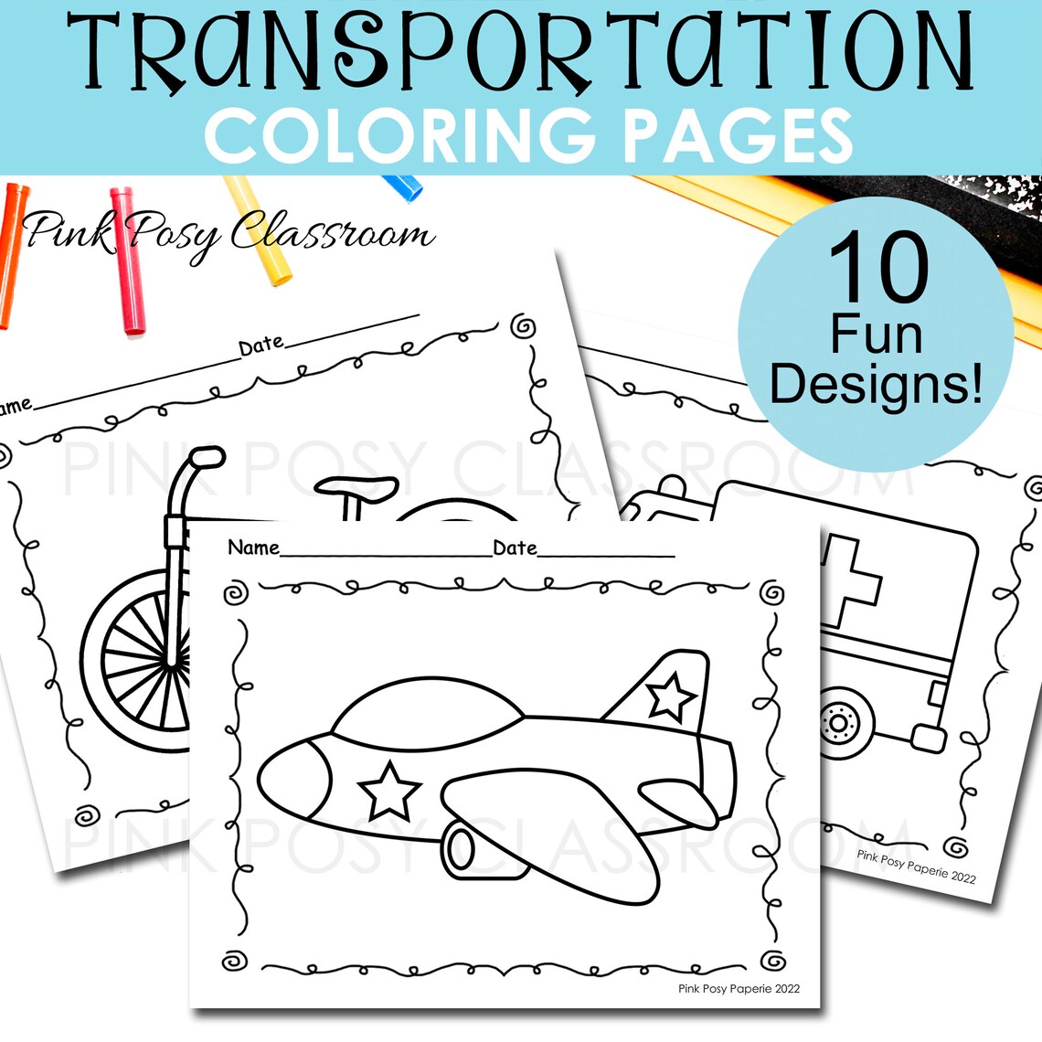Transportation Coloring Pages, Transportation Printable, Transportation ...