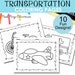 Transportation Coloring Pages, Transportation Printable, Transportation ...
