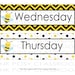 Bee Calendar Set, Classroom Calendar Set, Classroom Decor, Number ...