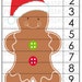 Gingerbread Puzzles, Christmas Number Puzzles, Classroom Games, Number ...