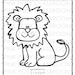 Zoo Animal Coloring Pages, Color and Trace the Word, Zoo Animals ...