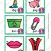 CVC Word Cards, Matching Cards, Short Vowel Sounds, Word Families ...