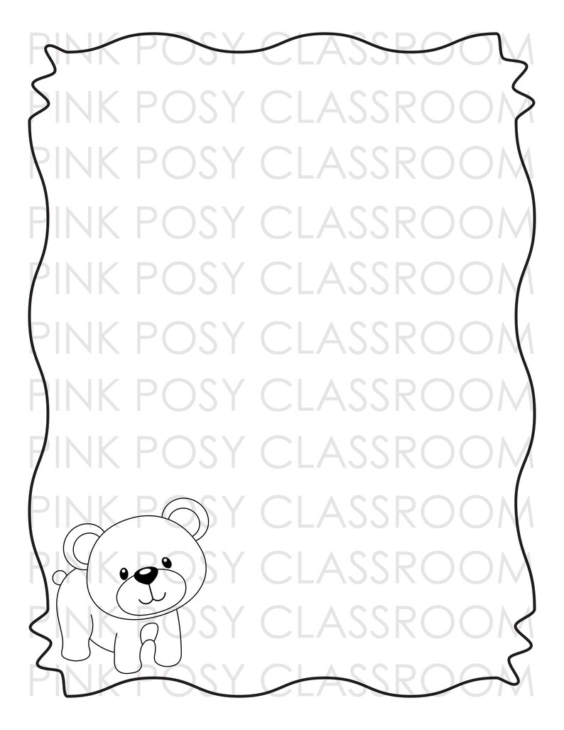 Woodland Animals Writing Paper Woodland Stationery Printable - Etsy