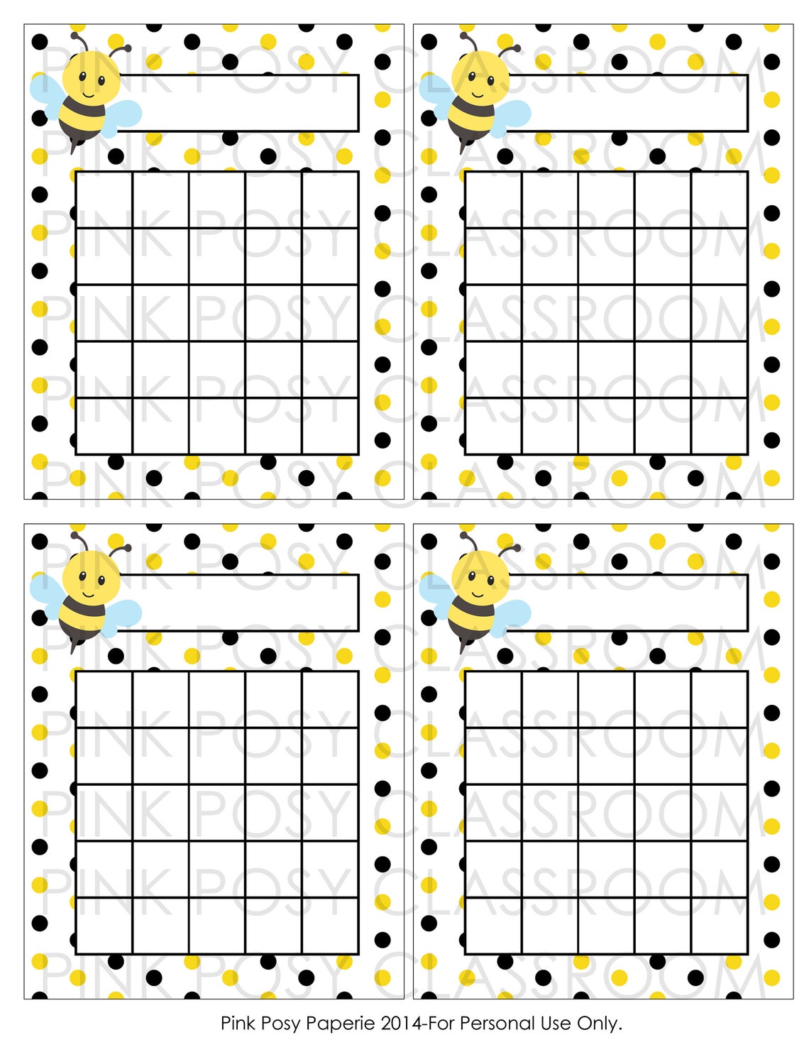 Editable Reward Charts, Bee Reward Charts, Classroom Decorations ...