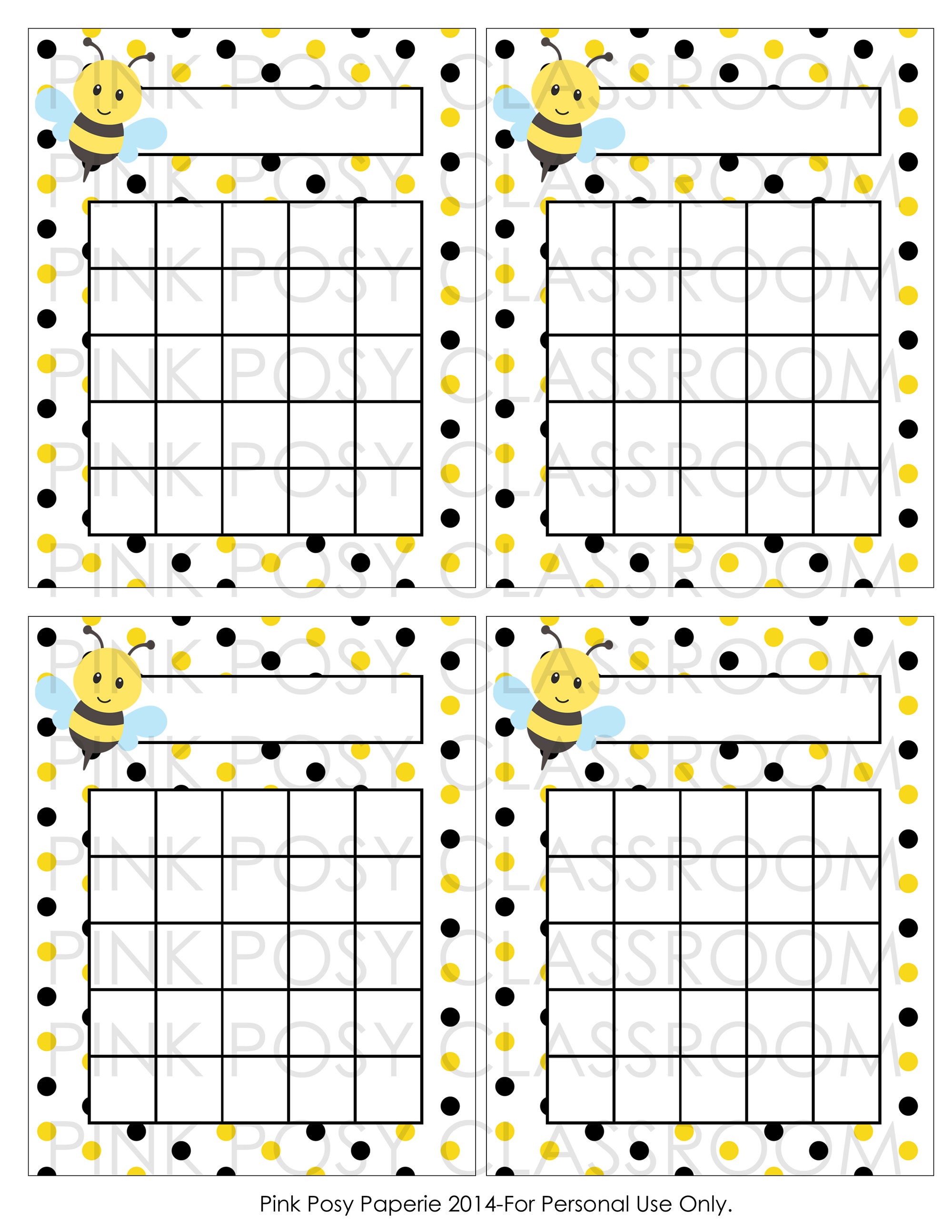 Editable Reward Charts, Bee Reward Charts, Classroom Decorations ...